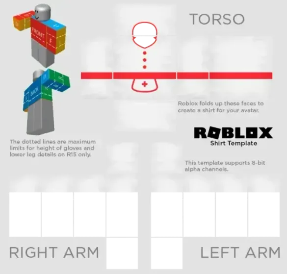 Roblox Nurse Uniform Template by Pixlr to preview and edit.