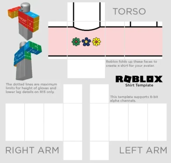 Roblox Pink Fitted Cami Top Template by Pixlr to preview and edit.