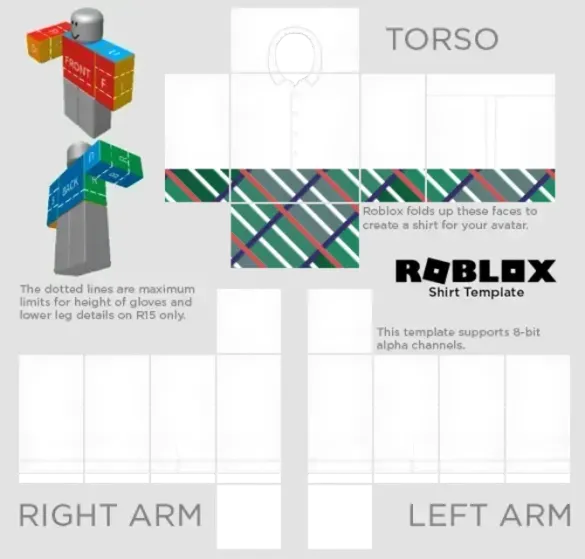 Roblox Plaid Pant Template by Pixlr to preview and edit.