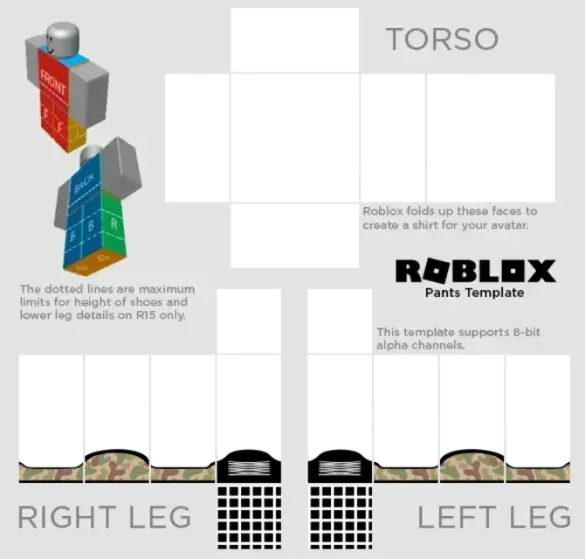 Roblox Camouflage Shoes Template by Pixlr to preview and edit.