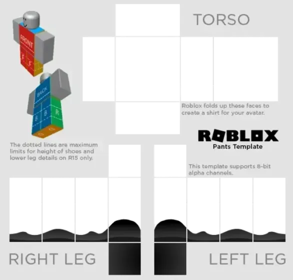 Roblox Formal Men Shoes Template by Pixlr to preview and edit.