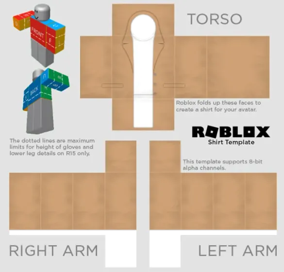 Roblox Coat Top Template by Pixlr to preview and edit.