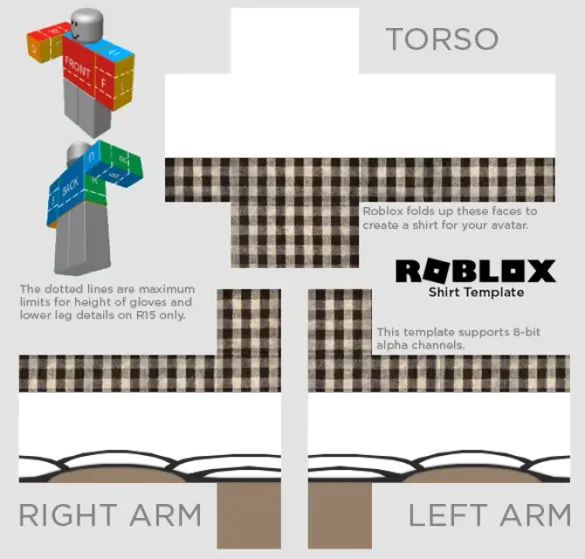 Roblox Plaid Skirt Template by Pixlr to preview and edit.