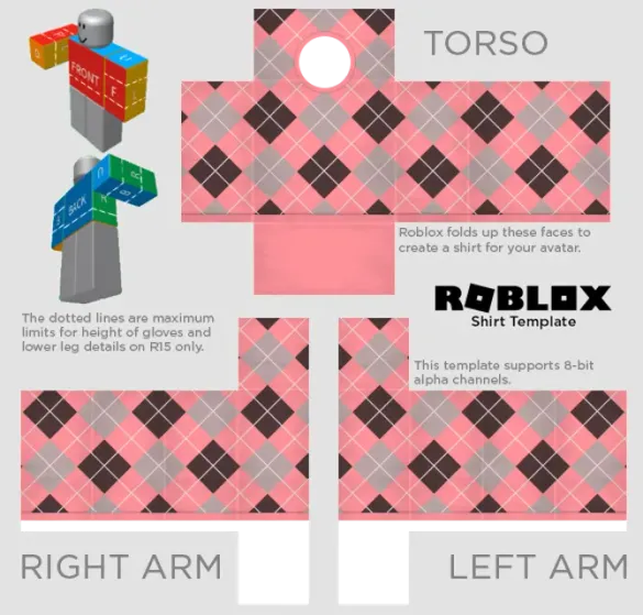 Roblox Plaid Sweater Template by Pixlr to preview and edit.